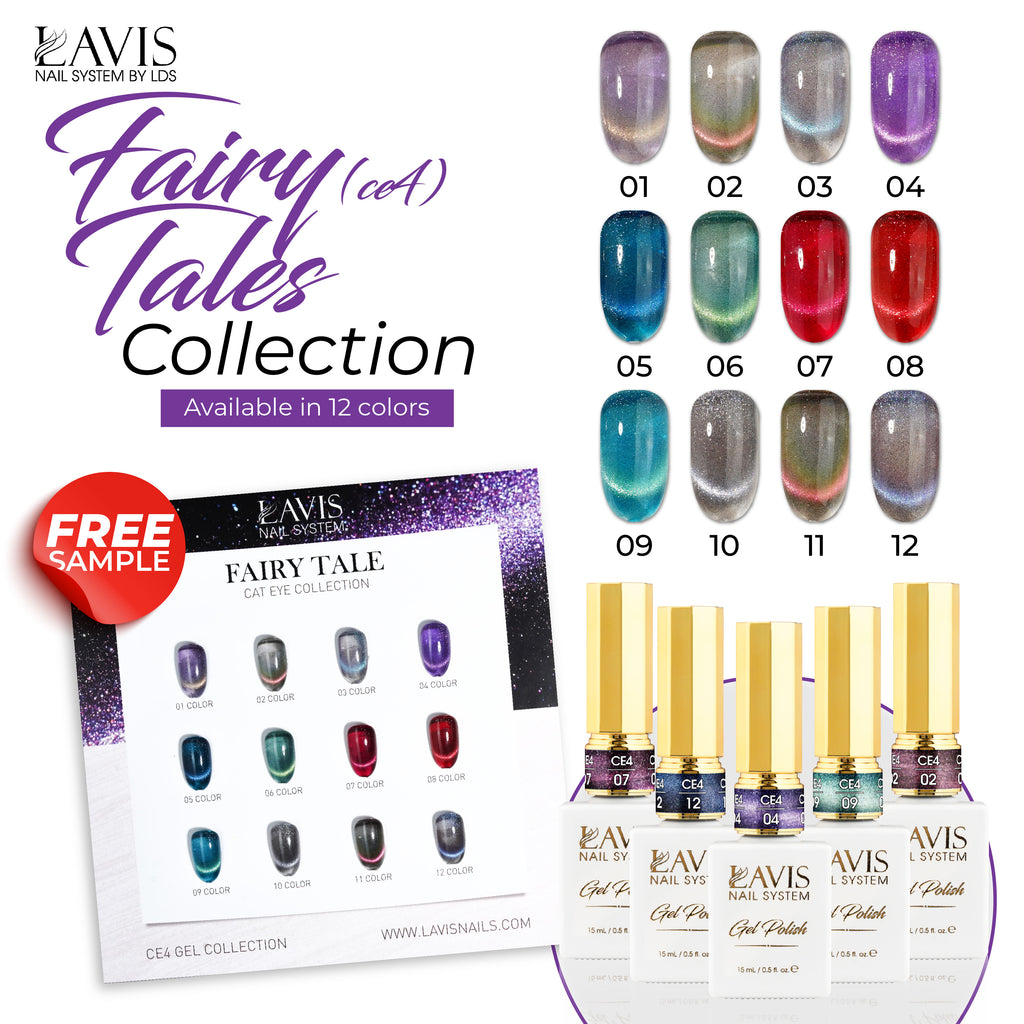LAVIS Cat Eyes CE4 - Gel Polish 0.5 oz - Fairy Tale Collection – DTK ...