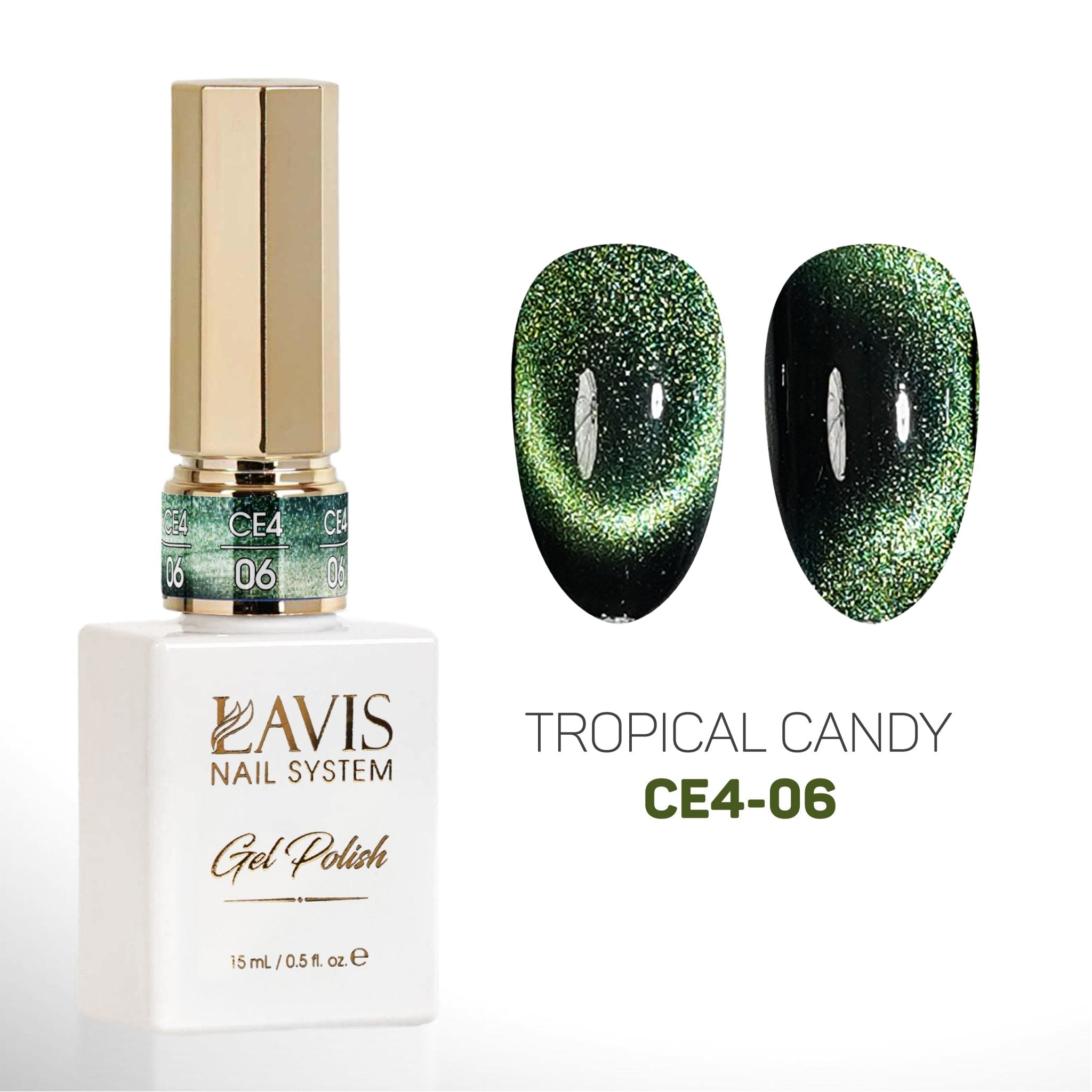 LAVIS 9D Cat Eyes CE4 - 06 - Gel Polish 0.5 oz - Fairy Tale Collection ...