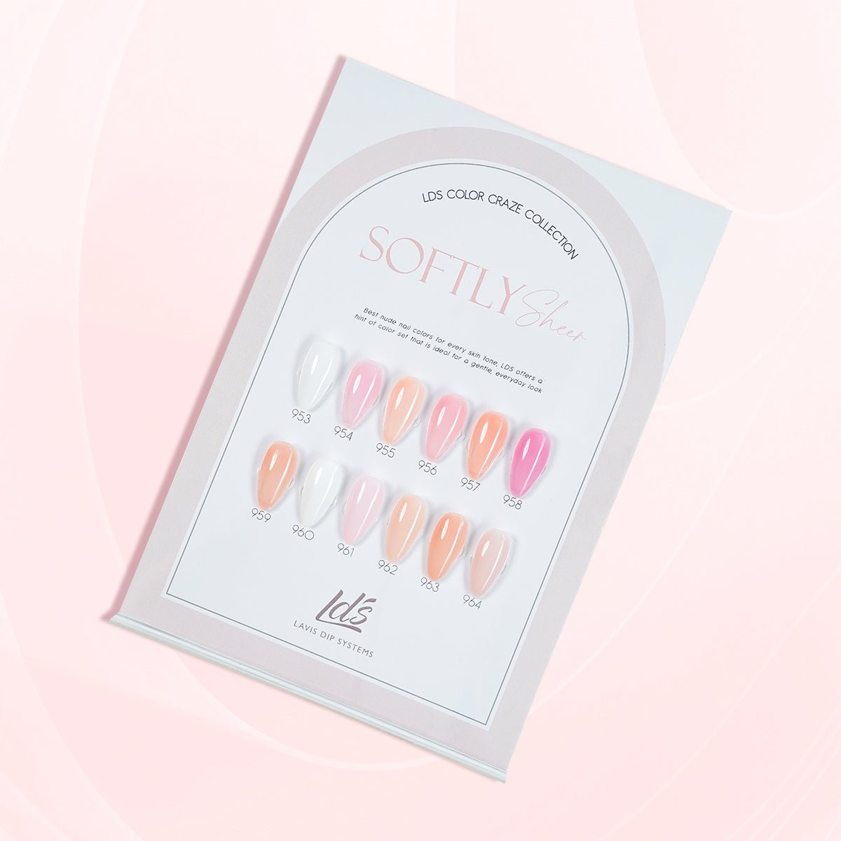 LDS Color Craze Gel Nail Polish - Set 12 Colors - Softly Sheer Collect ...
