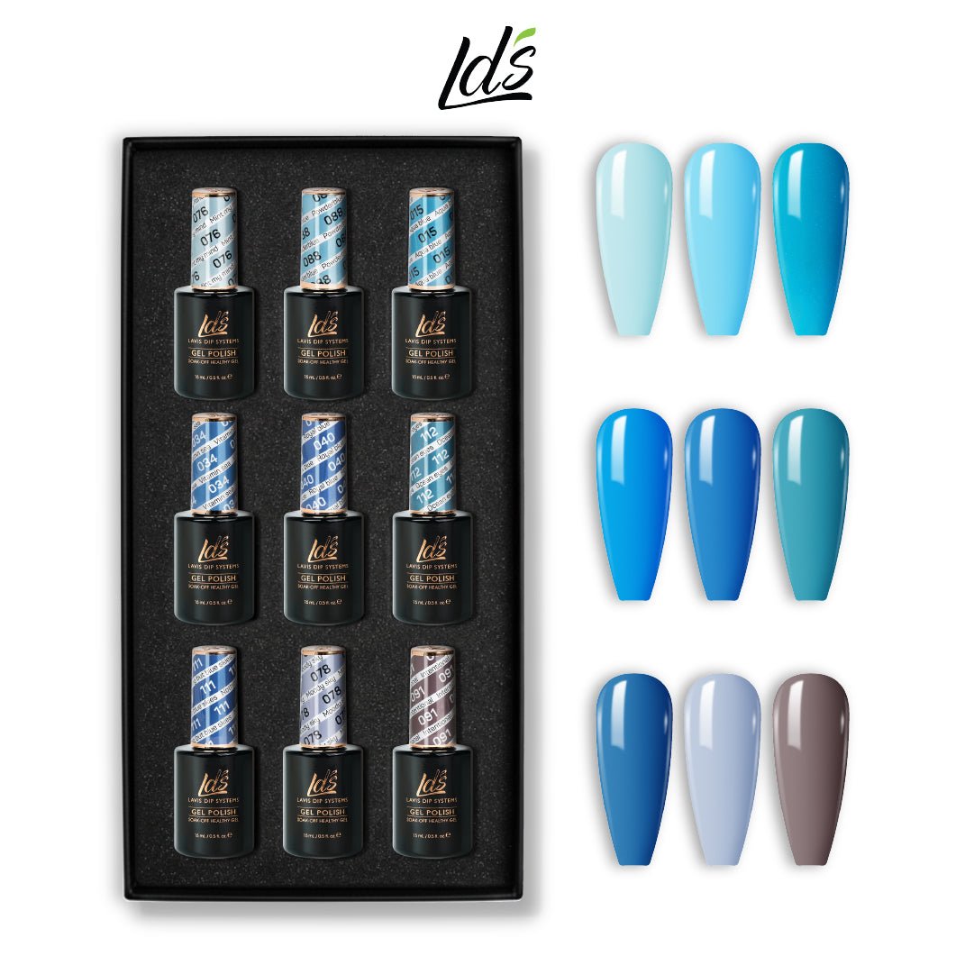 LDS Gel Color Set 11 (9 Colors) | Professional Gel Polish Set – DTK ...