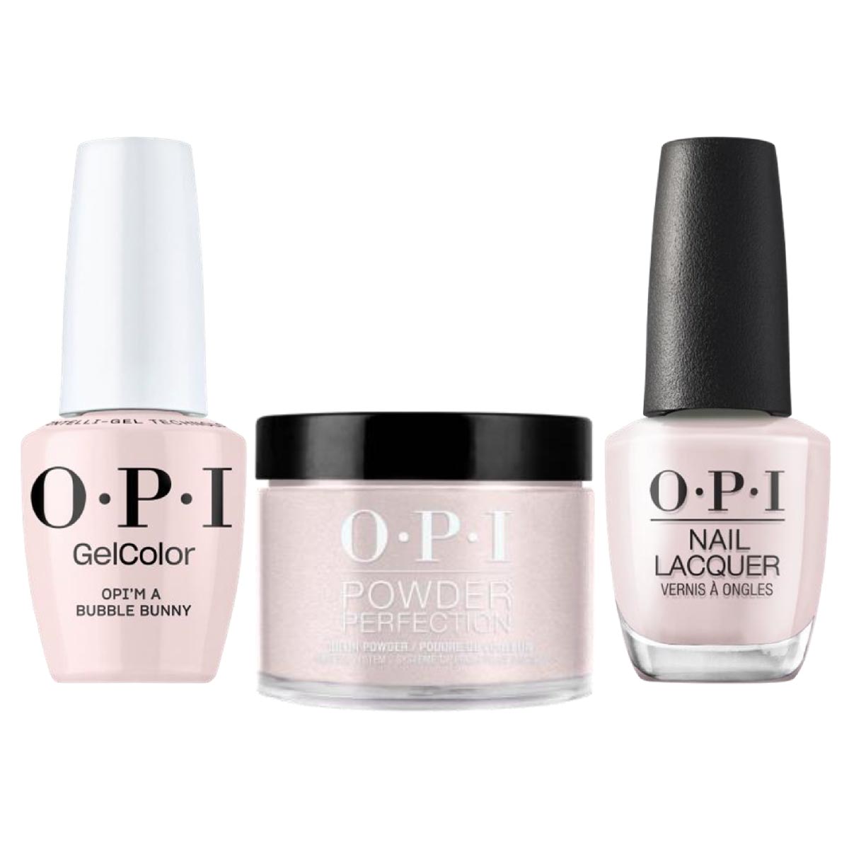 OPI Intelli 3-in-1 Matching Set - S061 OPI'm a Bubble Bunny (OPI Sprin ...